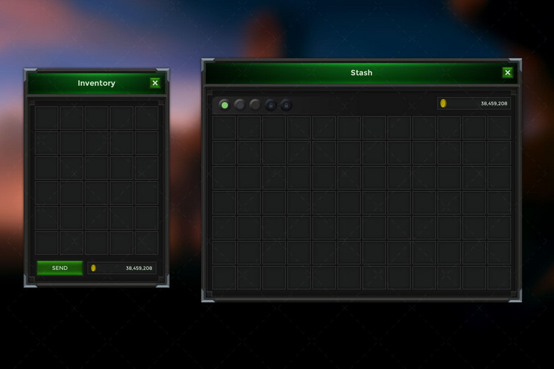 MMORPG Game UI 2 by Renderman
