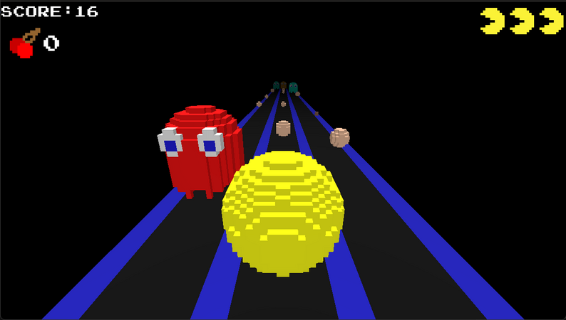 Pac-Man 3D by Danidan