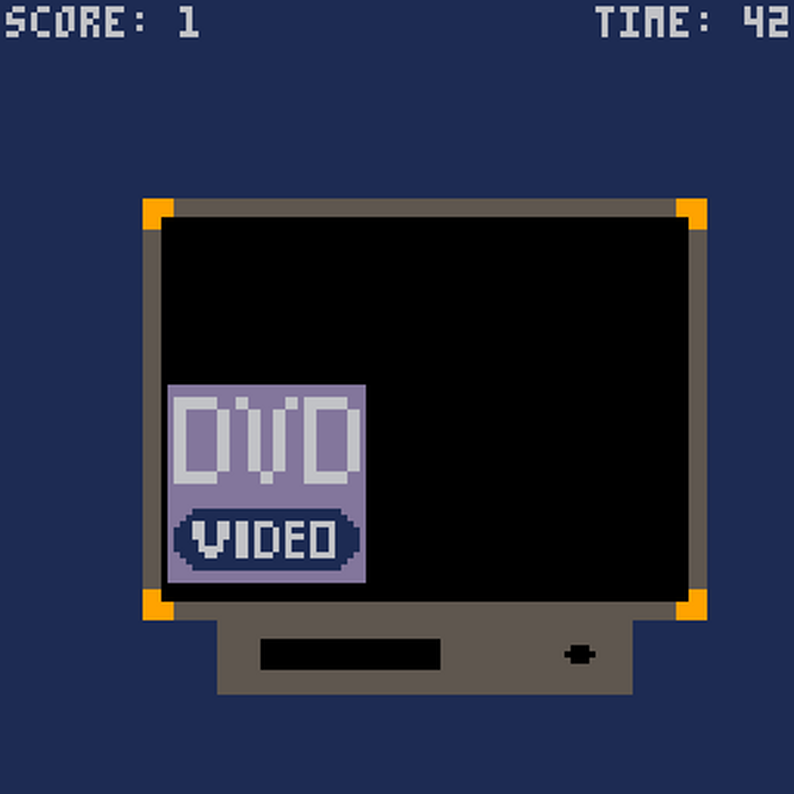 Get the DVD Screensaver Icon into the Corner by eieio