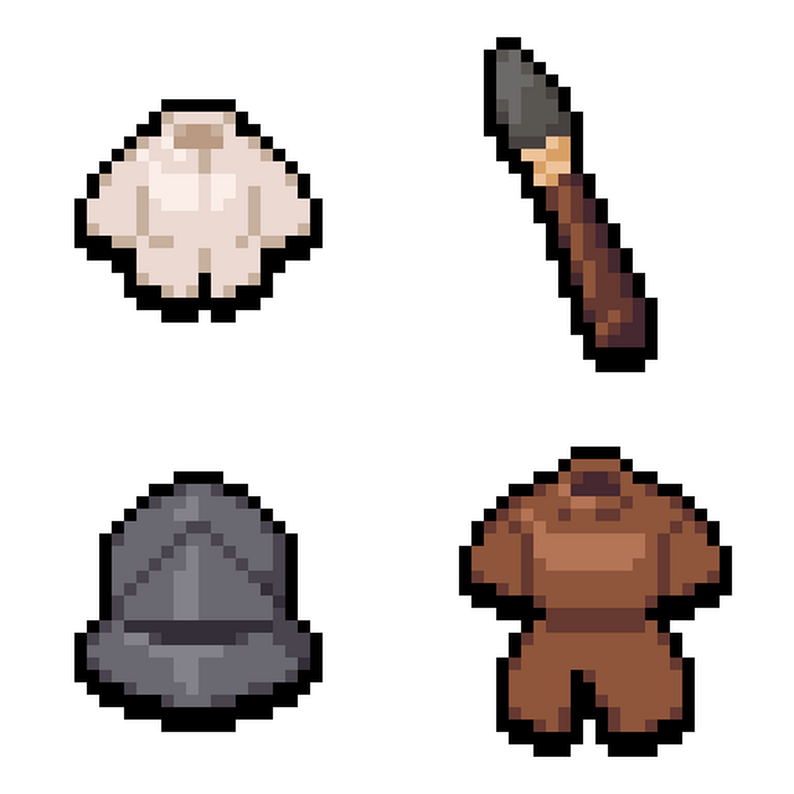 Wild Spring Onions - Fantasy/Medieval Item Sprite Pack by sungen