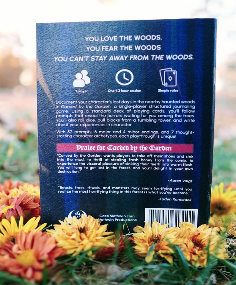 Carved by the Garden: A Solo Folk Horror RPG by Cassi Mothwin