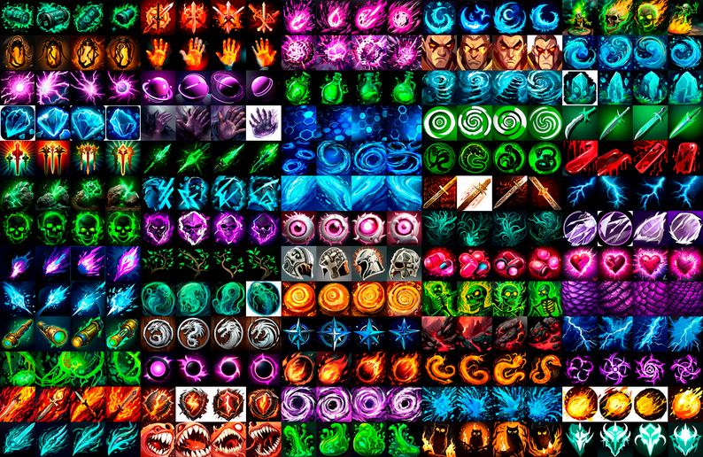 500 RPG Skill Icons - Set 4 by Lenkz