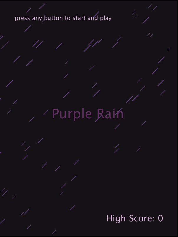 Purple Rain (Flappy Bird Clone) by Rü