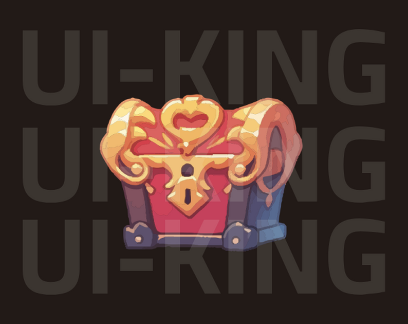 Cute Vector Treasure Chests Assets UI by UI-KING