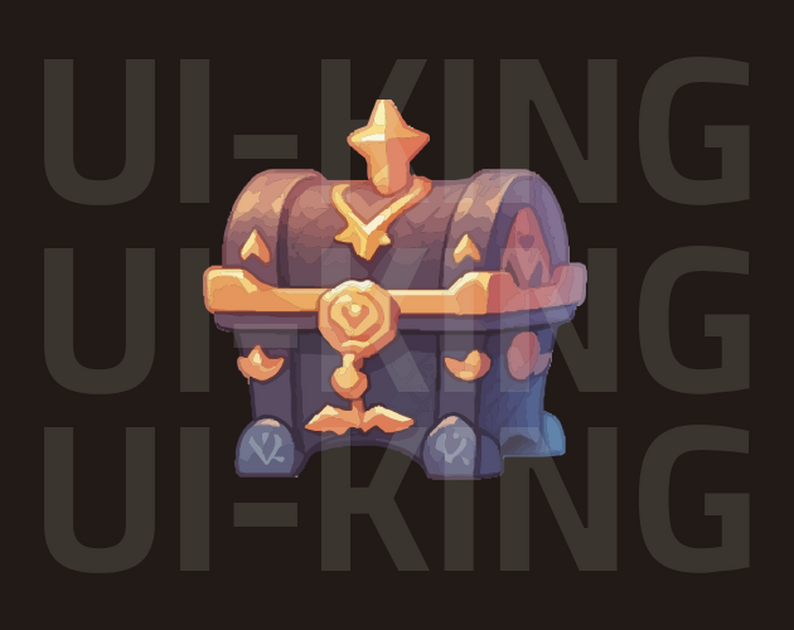 Cute Vector Treasure Chests Assets UI by UI-KING
