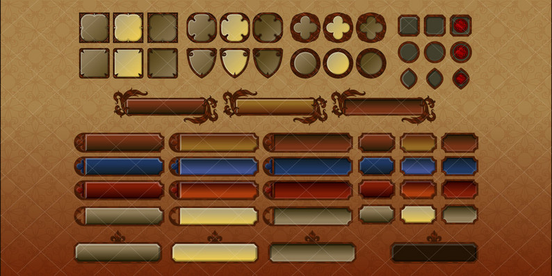 Medieval UI by GabrielaTot