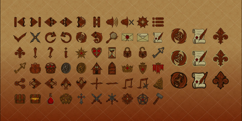 Medieval UI by GabrielaTot