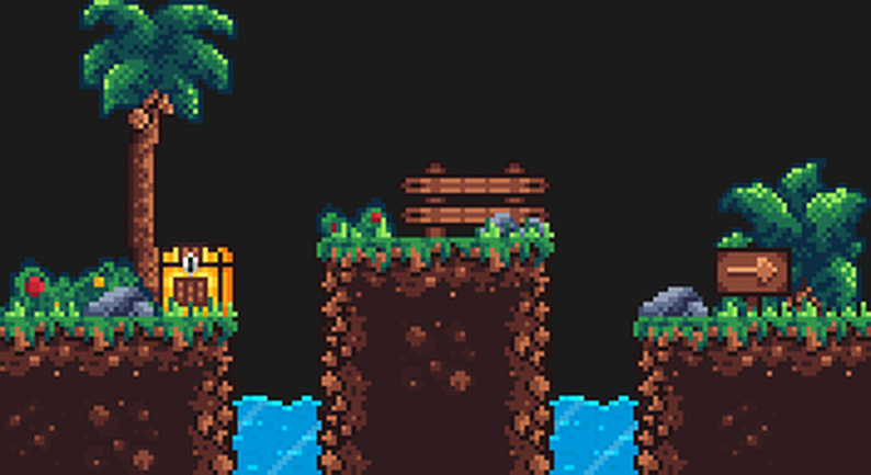 Pixel Rainforest by Manu_Art