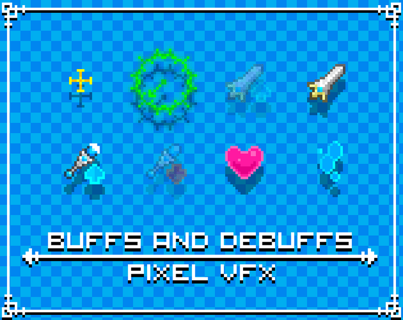 Pixel VFX Buff and Debuff by ELV Games