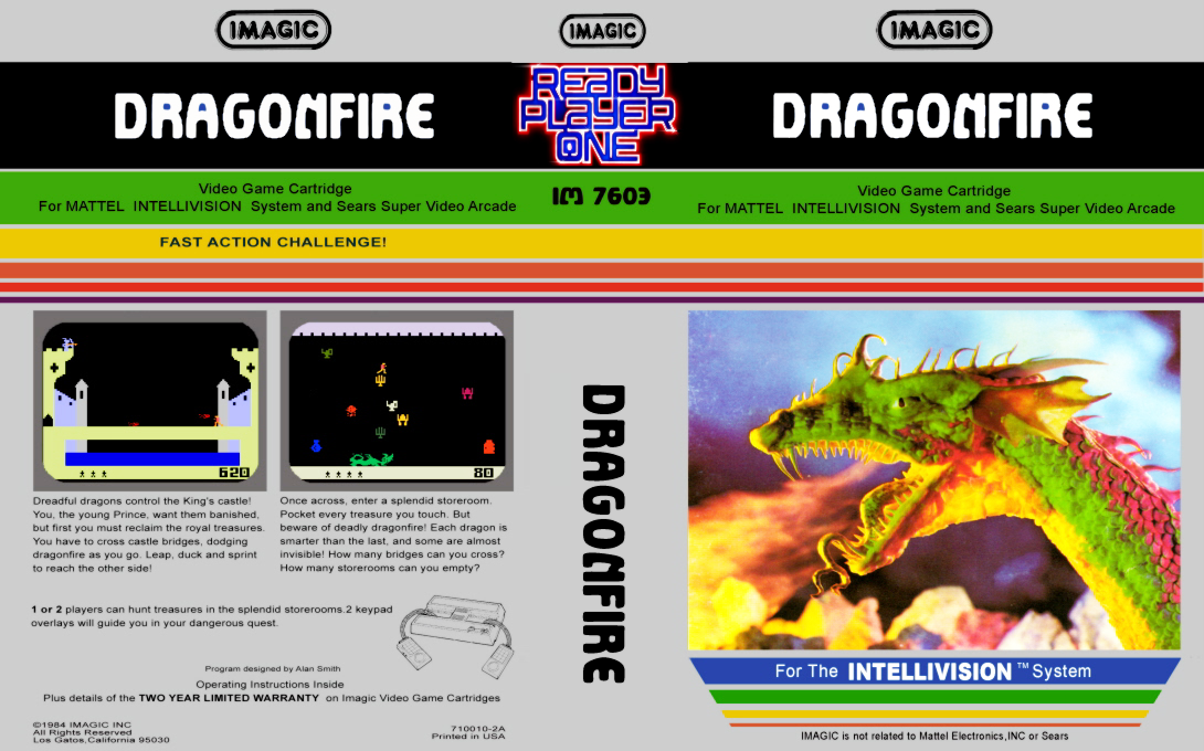 Atari 40th competition game 3 - Dragonfire 1982 by John Retroreloader ...