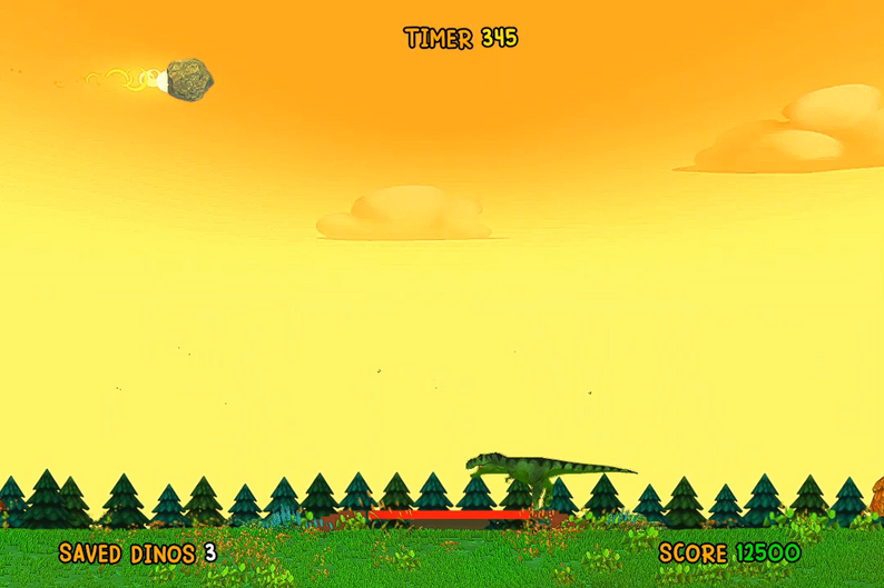 Dino Comet Crunch! by David Mills