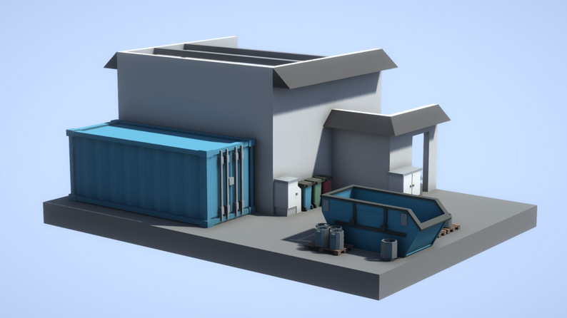 Low Poly Storage Pack by Broken Vector