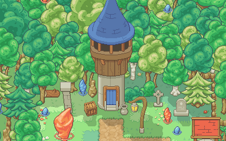 The Fantasy Tileset - 16x16 pixel art asset pack by Ventilatore