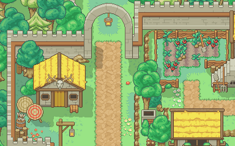 The Fantasy Tileset - 16x16 pixel art asset pack by Ventilatore