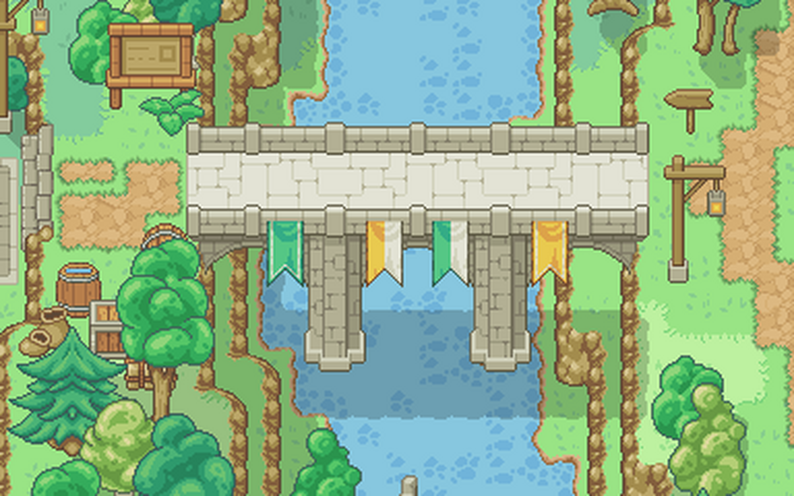 The Fantasy Tileset - 16x16 pixel art asset pack by Ventilatore