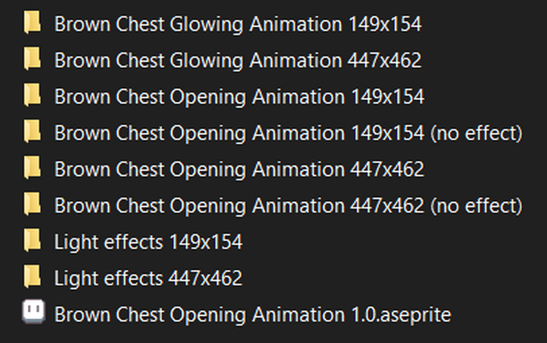 Classic chest opening animation ! - Pixelart by Arastei