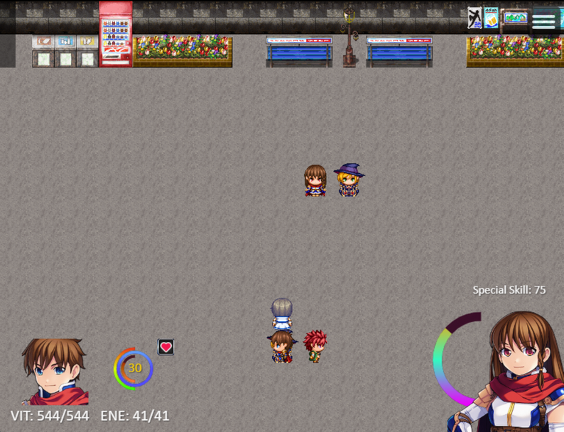 RPG Maker MZ Plugin: CircleBarMZ (Circle Progress Bars) by Undermax