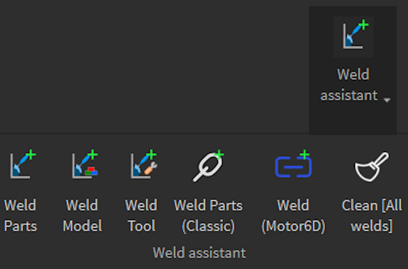 Weld Assistant - Roblox plugin by RenanMsV