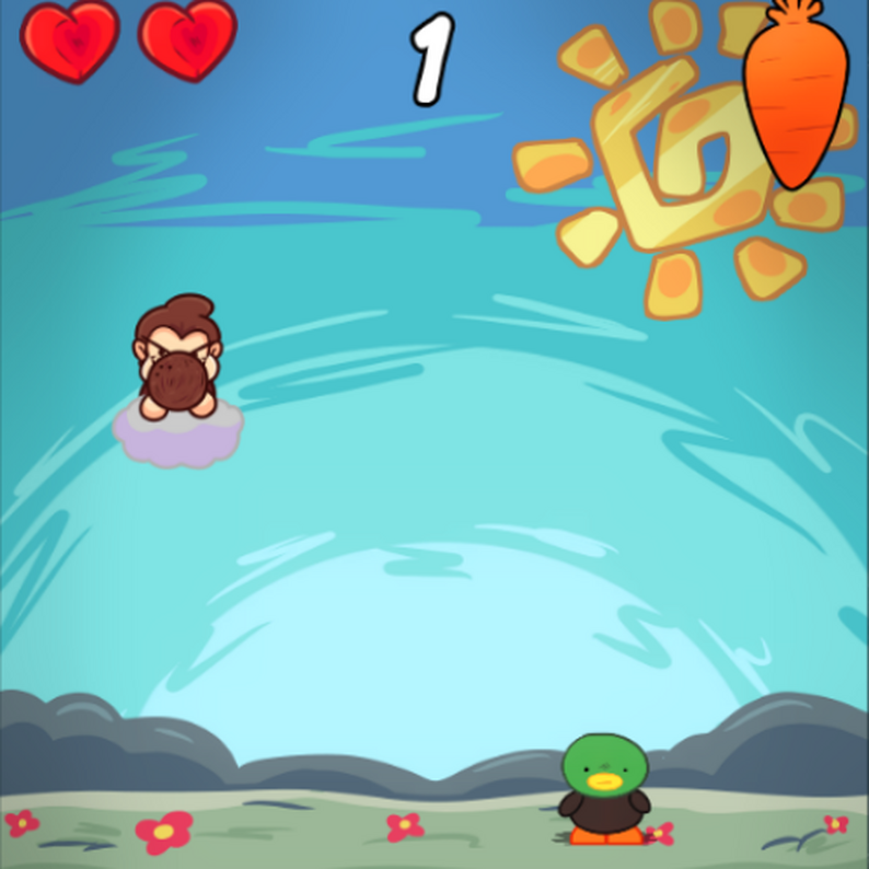 DUCK vs MONKEY by Cropicx