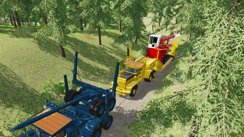 FS22 Off Highway Lowbed Trailer by Elk Falls Logging