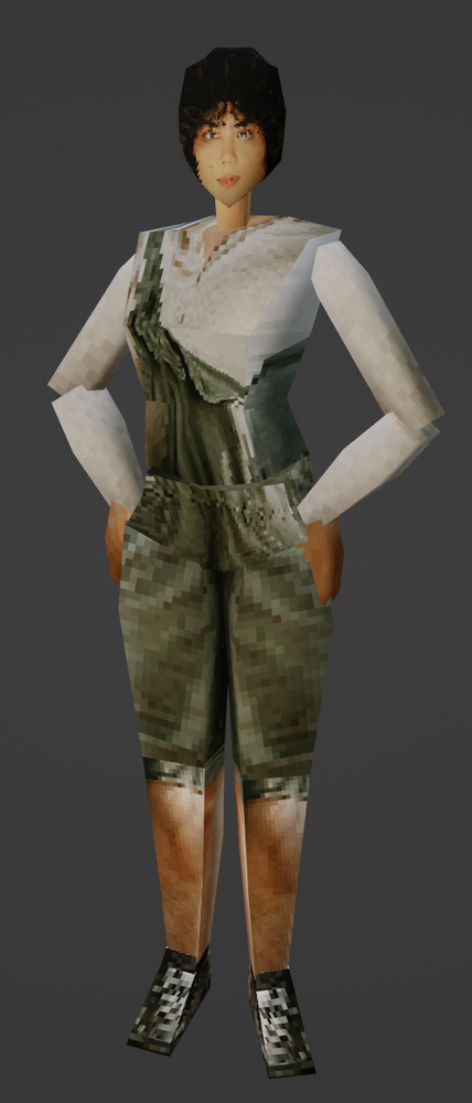 PSX Style Female Character Pack by MCSTEEG