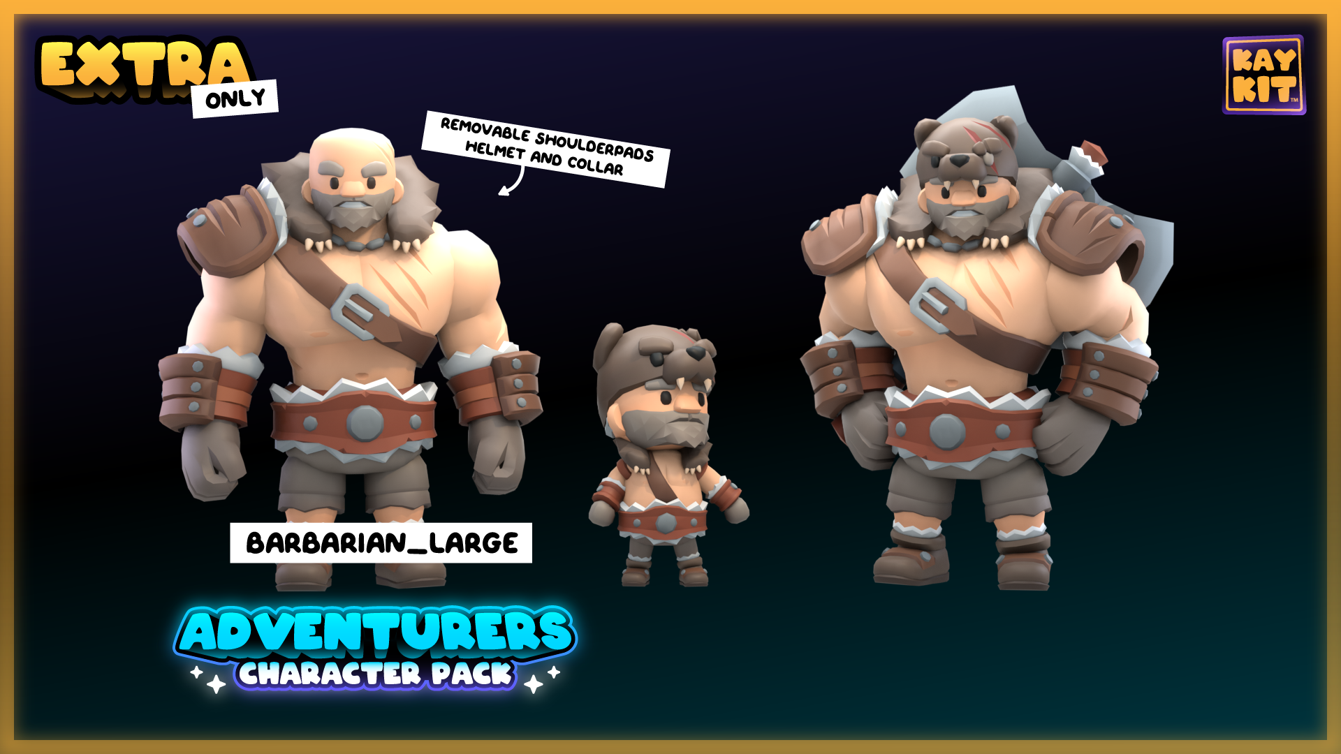 KayKit - Character Pack : Adventurers by Kay Lousberg