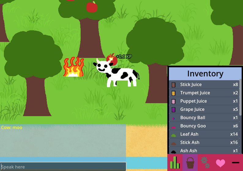 Cow Life Sim RPG by pajamabeevegan