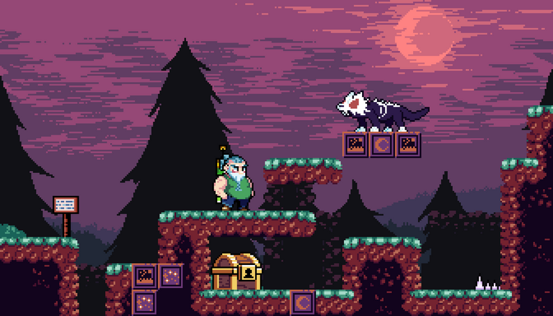 Dark Forest Platform Pack by Atari Boy