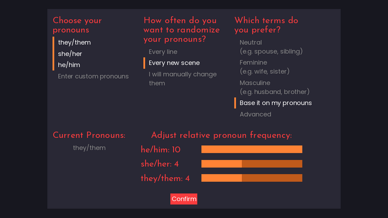 In-Depth Pronouns for Ren'Py by Feniks