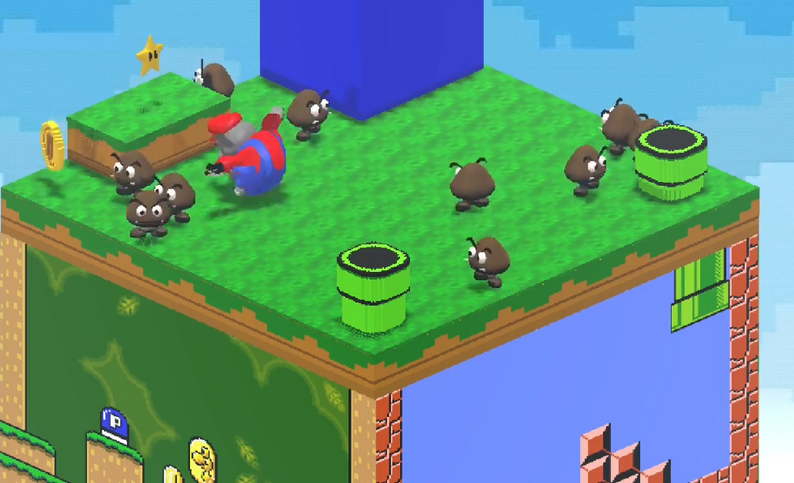 Mario's Wonder Cube by Rising Retro