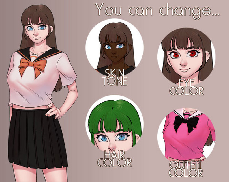 Female character sprites by Chiara