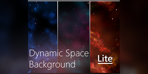 Dynamic Space Background Lite (FREE) by DinVStudio