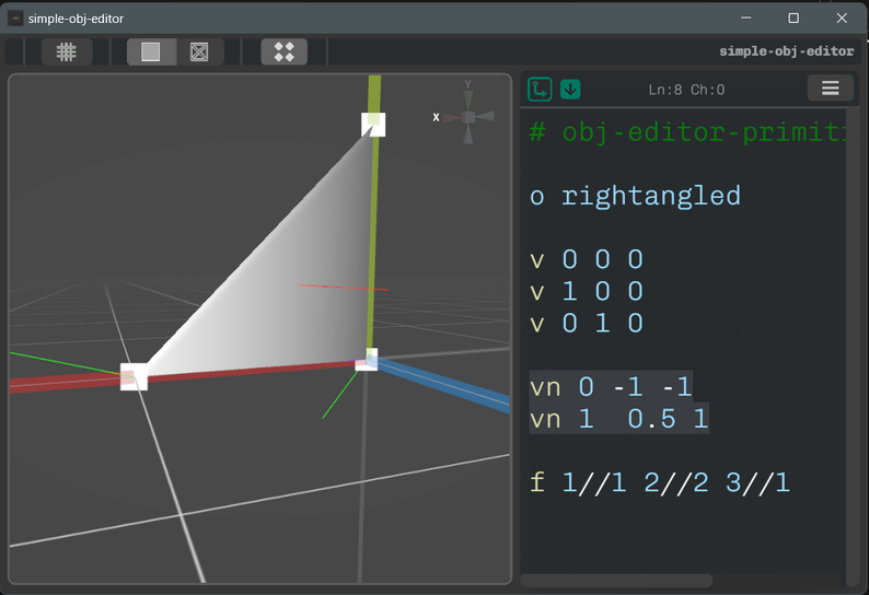 obj-mesh-editor by HMNT.
