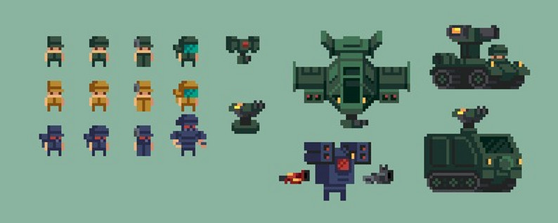 Top-Down Mini Shooter Assets by Alb_pixel Store