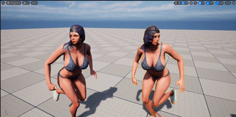 Free LoPoly Blair for Unreal and Unity by repeatloader