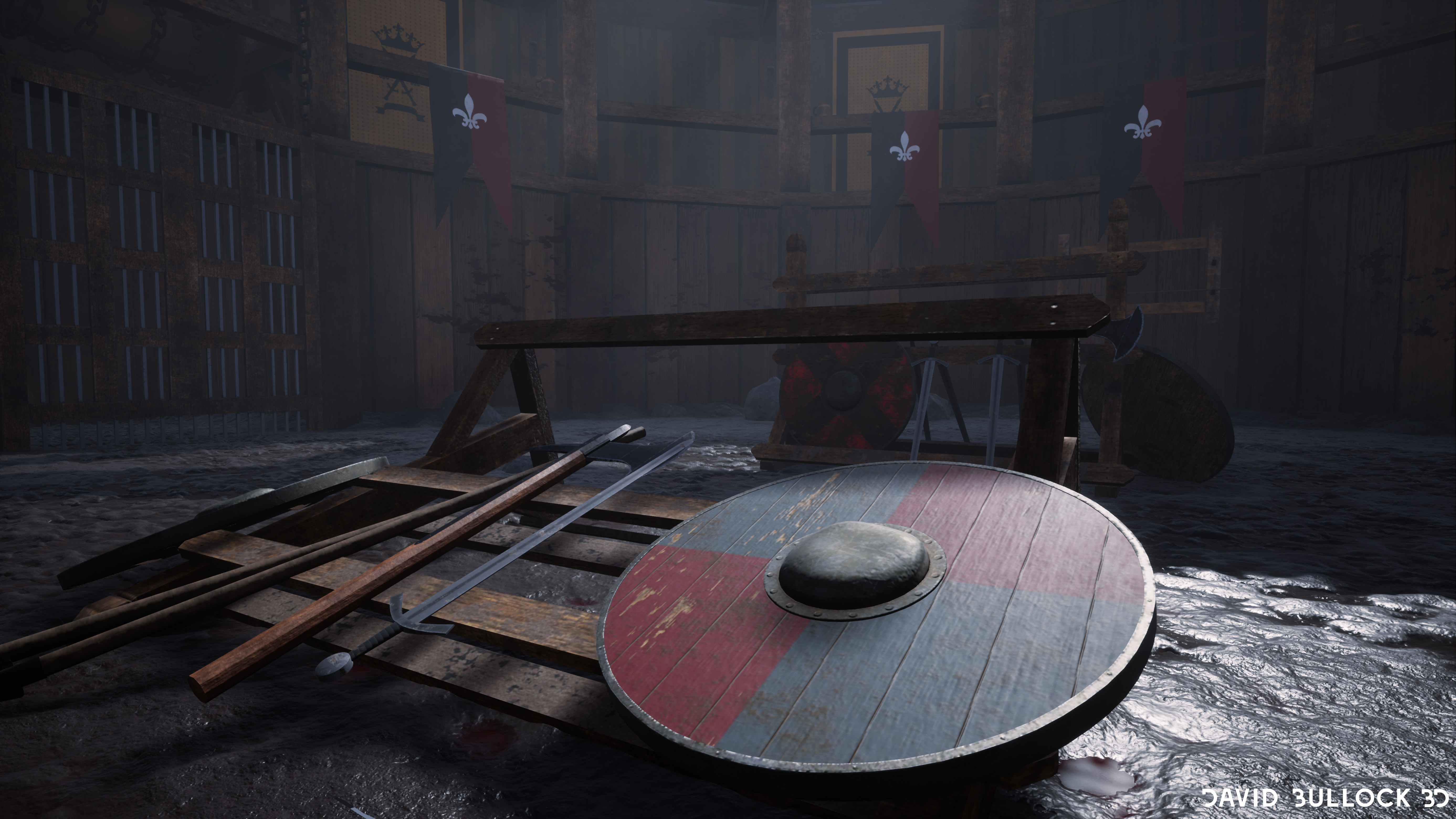 The Fight Arena by DavidBullock3D for 3D Environment Art Challenge 2018 ...