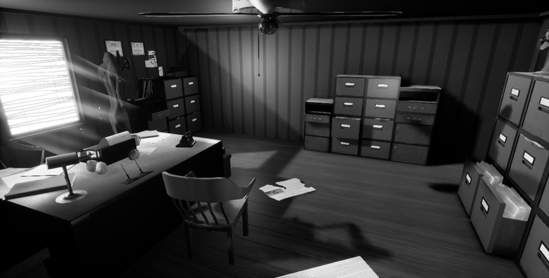 Marcus Bowyer - 1950's Detective's Office by MarcusBowyer