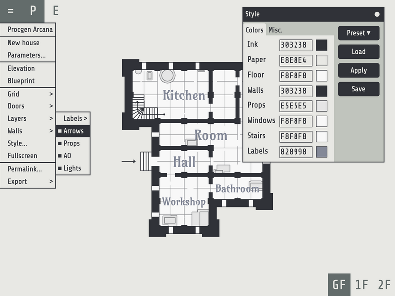 Dwellings by watabou