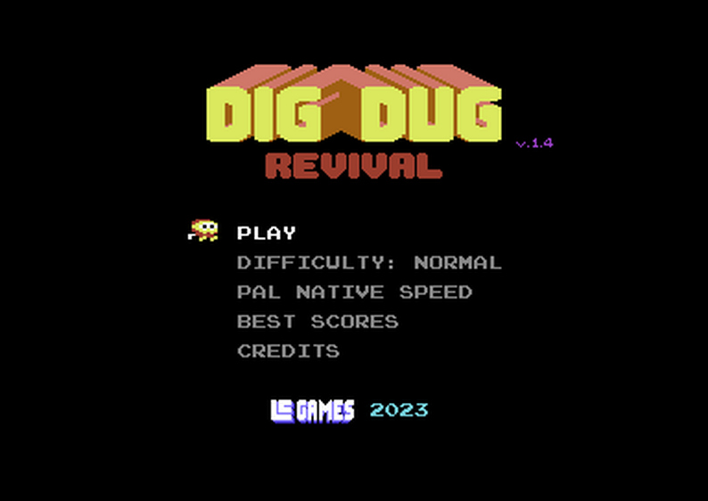 Dig Dug Revival (C64) by LC-Games