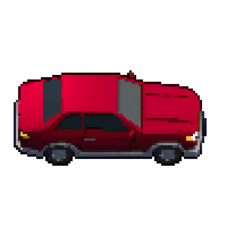 Pixel Vehicles - Top Down Game Assets - 16x16 - 32x32 Pixel Art - Free ...