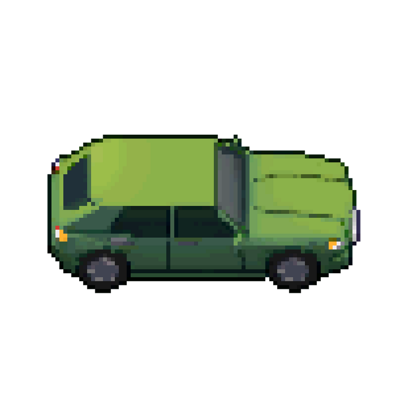 Pixel Vehicles - Top Down Game Assets - 16x16 - 32x32 Pixel Art - Free ...