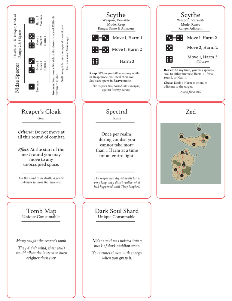 RUNE Card Collection PnP by Gila RPGs