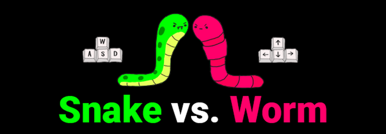 Snake vs. Worm by Vera Müller