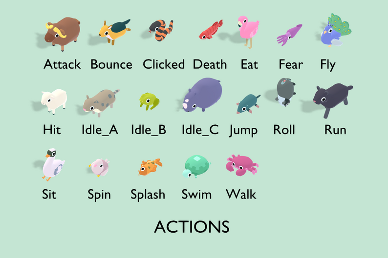 Quirky Series - Animals ULTIMATE Pack by omabuarts