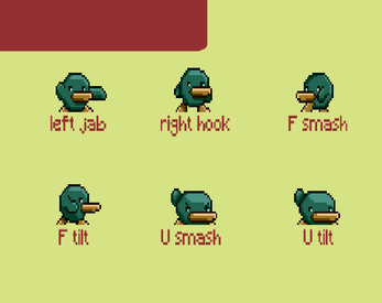 Ducky 2D Pixel Art Animated Character By Duckhive