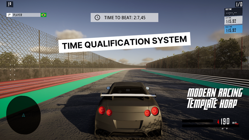 Modern Racing Game Template for Unity (UNITY ASSET) by Red Target Lab ...