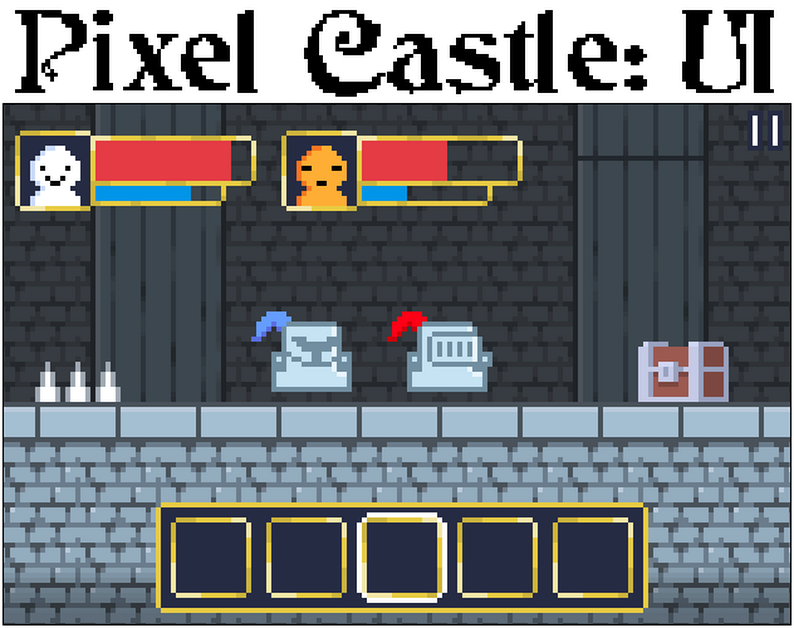 Pixel Castle: UI by Disven