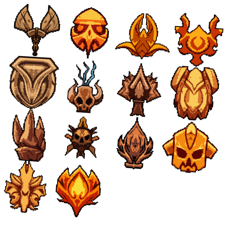 100+ Magic Spells - Pixelart / Pixel Art sprite Magic spells Pack for ...