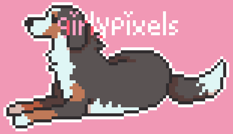2D Mountain Dog Sprites by girlypixels