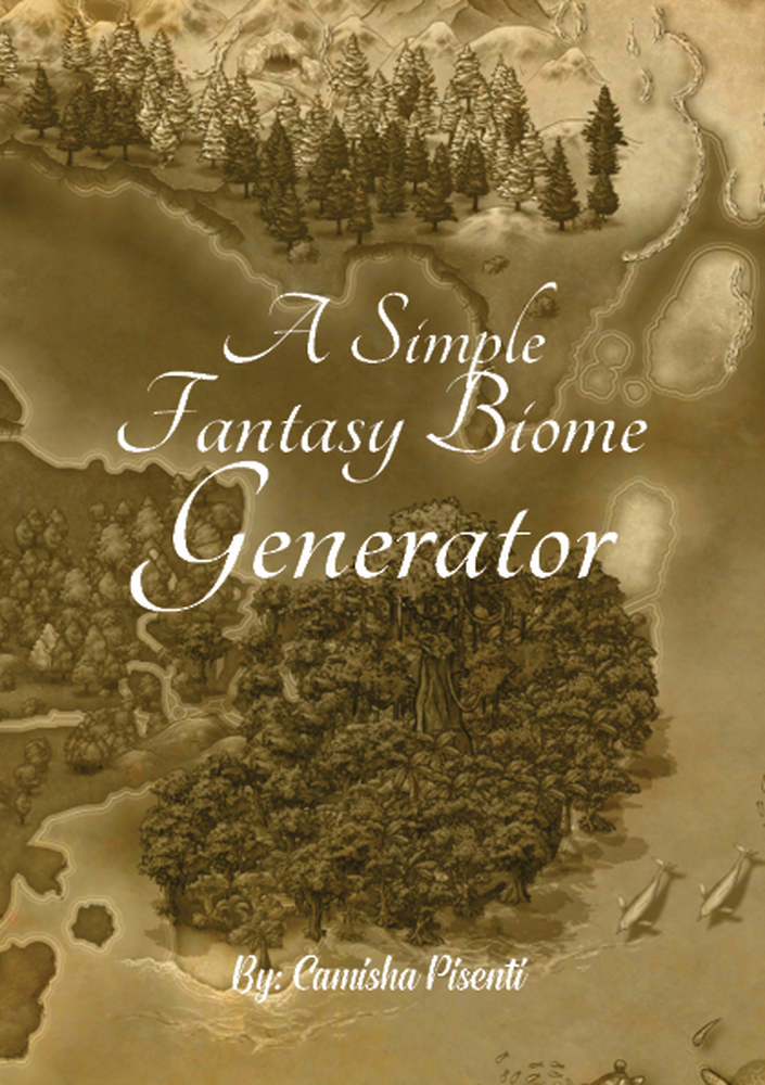 A Simple Fantasy Biome Generator Zine by ChromaGlitch